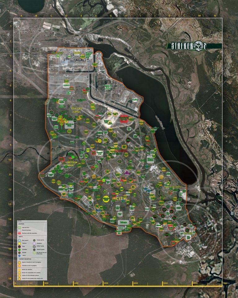 Stalker 2’s Massive Handcrafted Map Shines | Stalker 2 Map Size