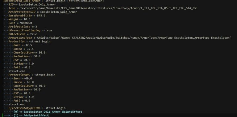 Exi's Cuirass Exoskeleton Allows Sprint | Stalker 2 Mod