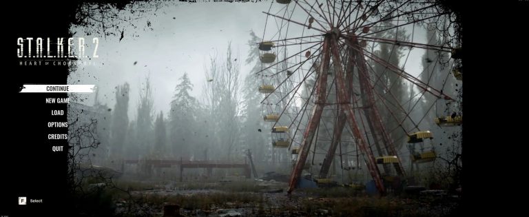 Main Menu Animated Ferris Wheel 4K60fps | Stalker 2 Mod