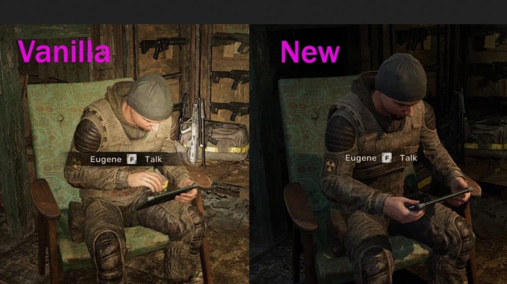 Remove background from Interact UI | Stalker 2 Mod