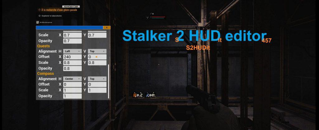 Stalker 2 HUD Editor (S2HUDit) | Stalker 2 Mod