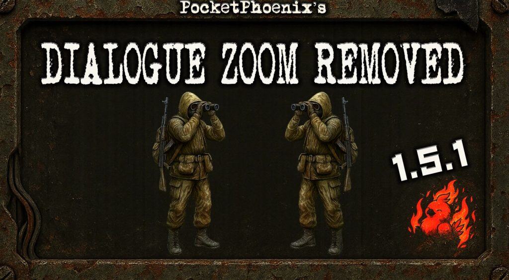 Dialogue Zoom Removed 1.5 and 1.5.1 | Stalker 2 Mod