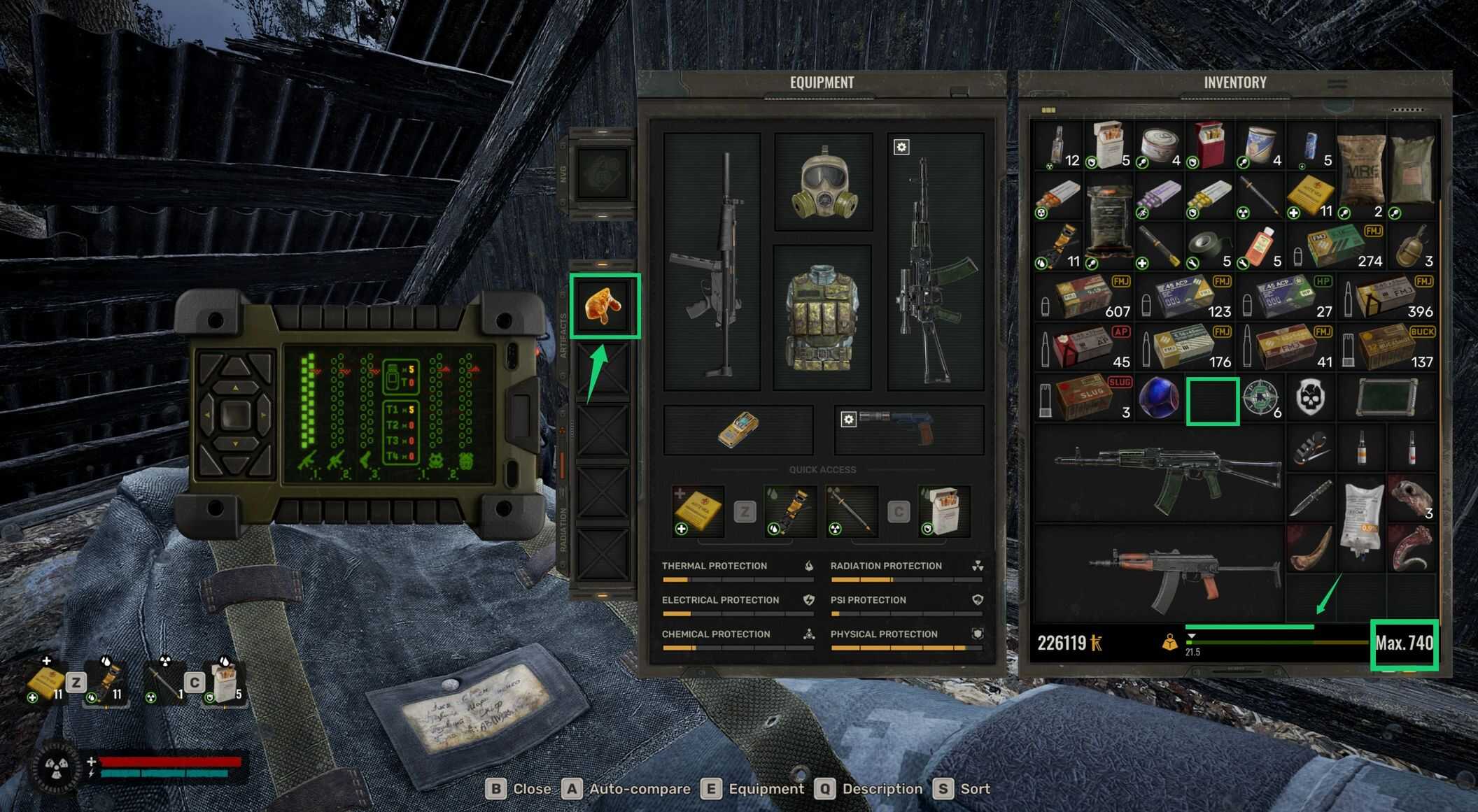 Fixed weight 740Kg of Compatible OXA Mod v1.7.1 | Stalker 2 Mod