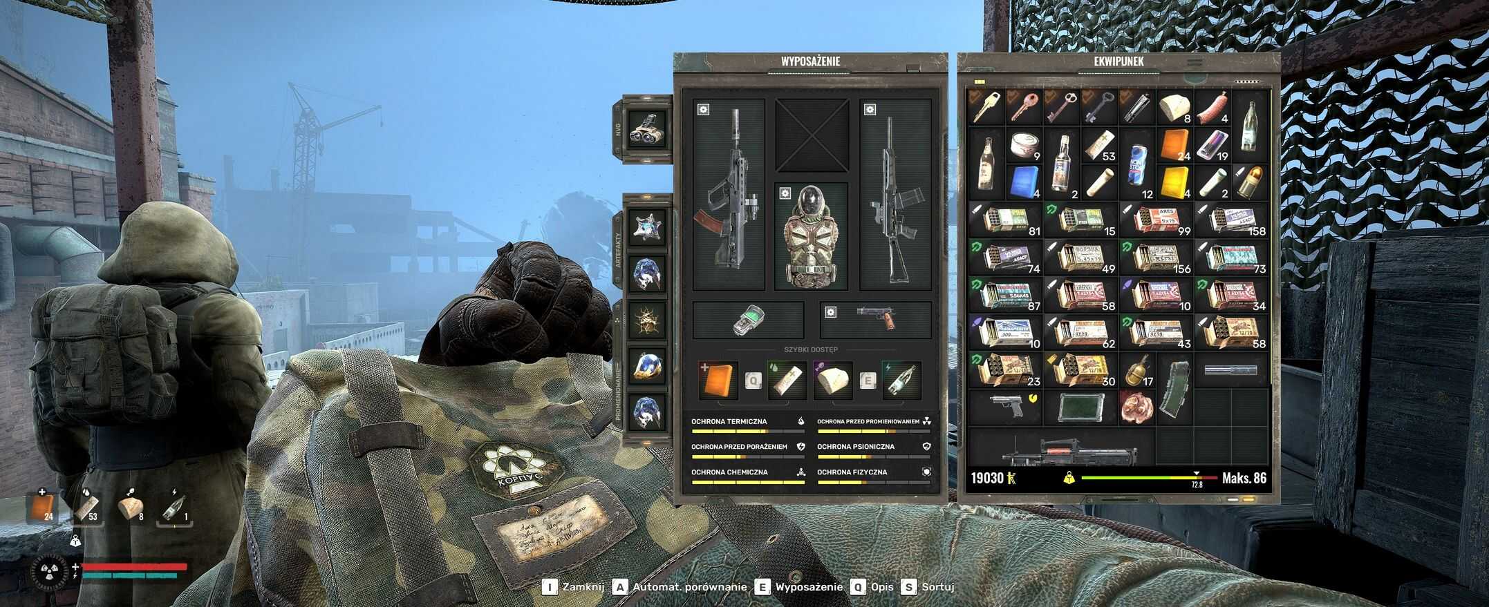 Remove Background Blur from Inventory v0.1.0 | Stalker 2 Mod